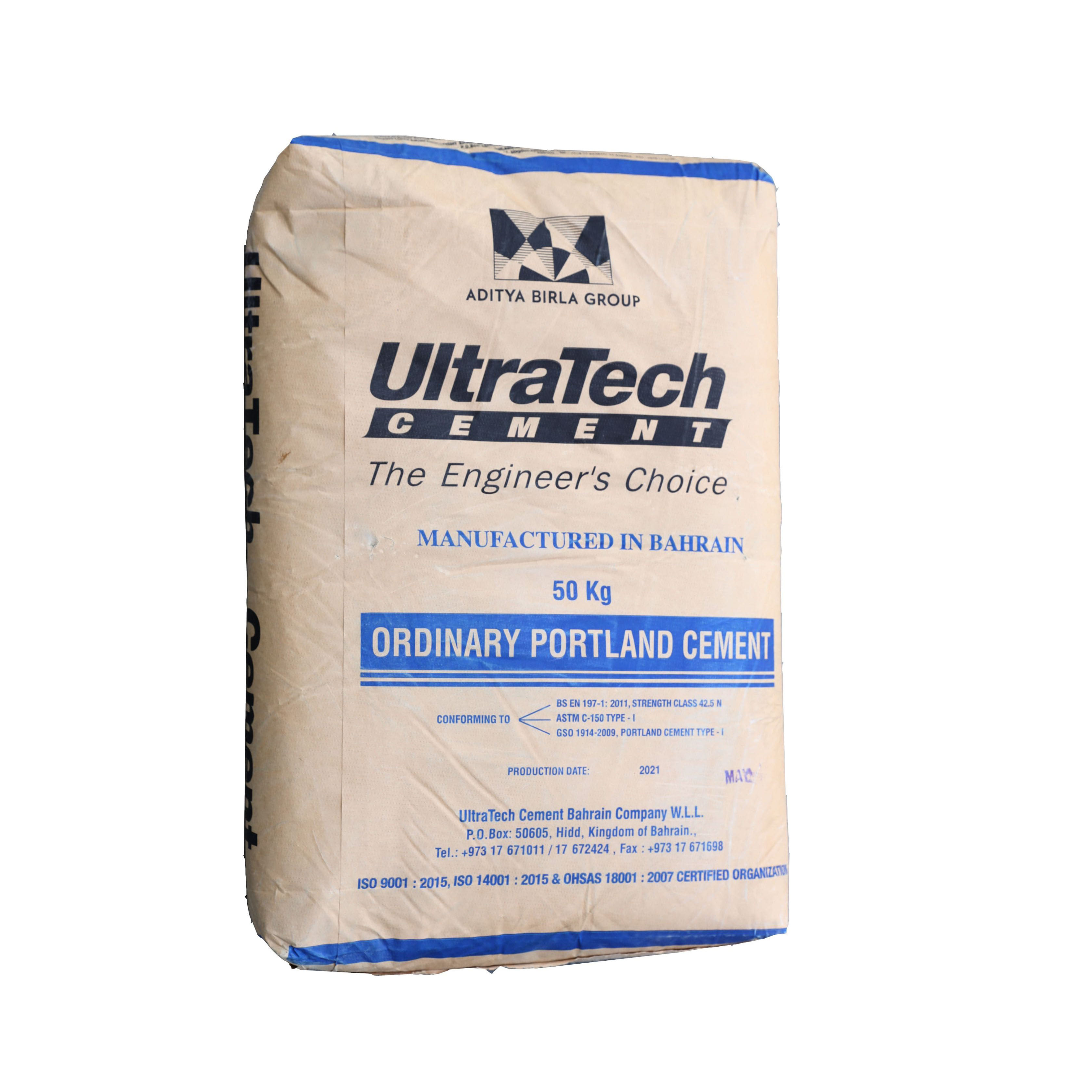 Buy Ultratech Cement Bag OPC 50KG Online Construction Building